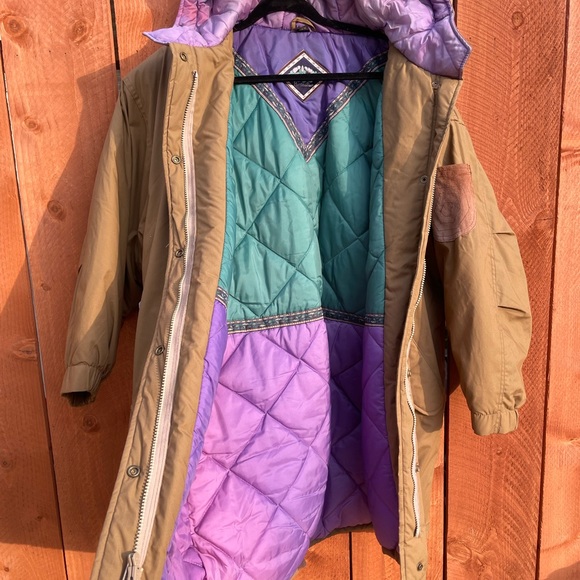 Hunter's Run | Jackets & Coats | Hunters Run Vintage Womens Brown Down ...